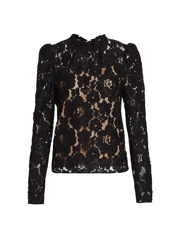 WAYF Emma Lace Blouse