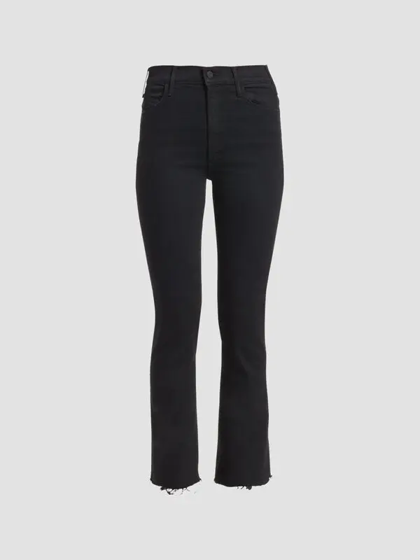 MOTHER The Hustler High-rise Ankle Fray Jeans