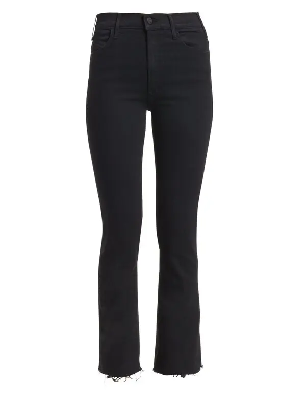 MOTHER The Hustler High-rise Ankle Fray Jeans