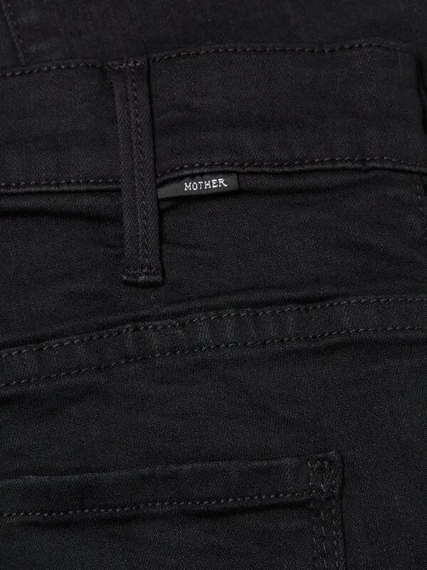 MOTHER The Hustler High-rise Ankle Fray Jeans
