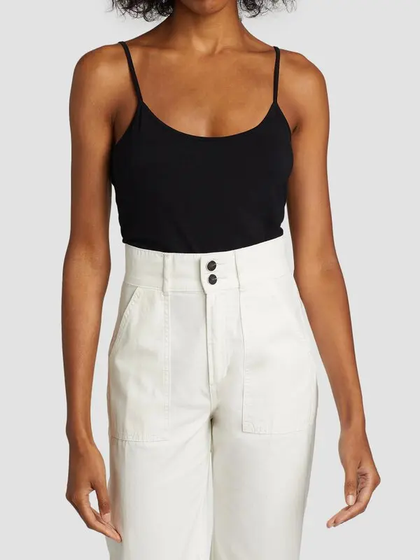 Majestic Filatures Classic Stretch Tank Top - Noir