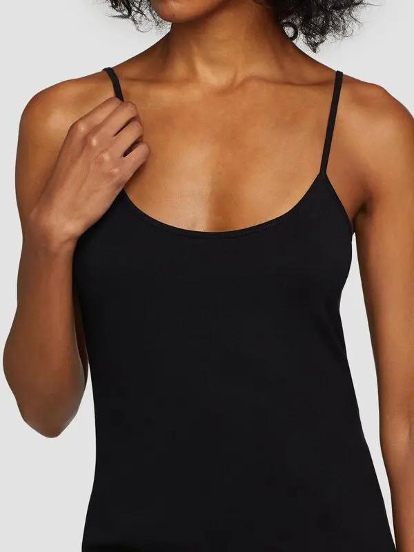 Majestic Filatures Classic Stretch Tank Top - Noir
