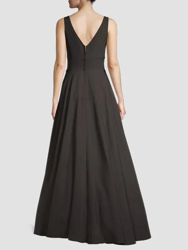Mac Duggal Tailored V-neck Ballgown
