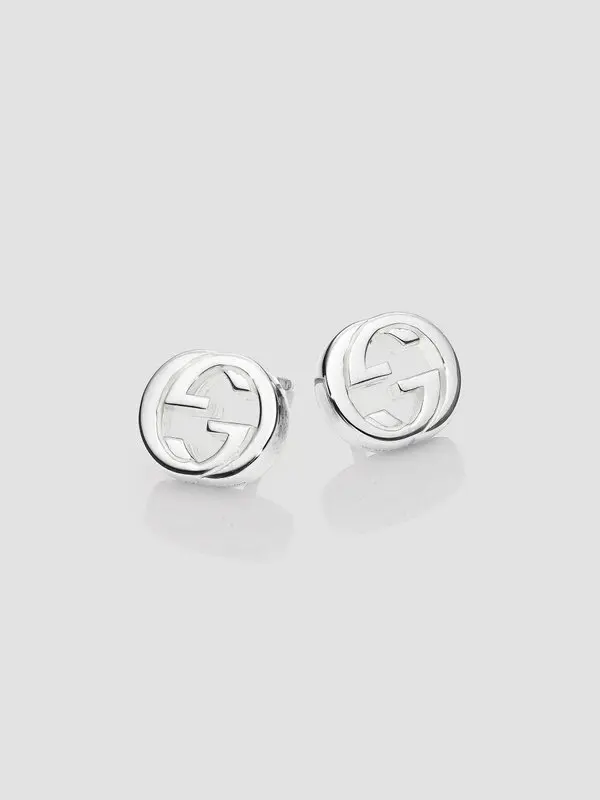 Gucci Interlocking G Stud Earrings