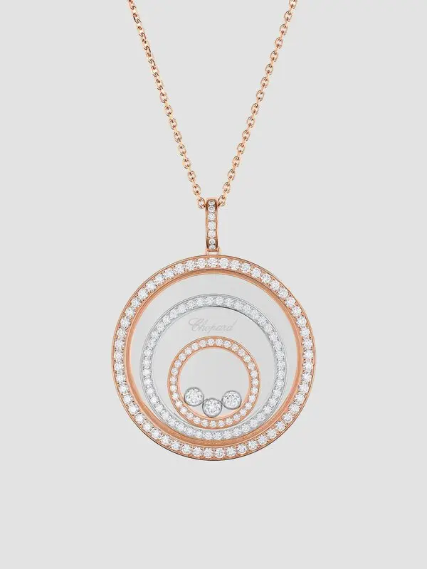 Chopard Happy Spirit 18k & Diamond Pendant Necklace - Multi