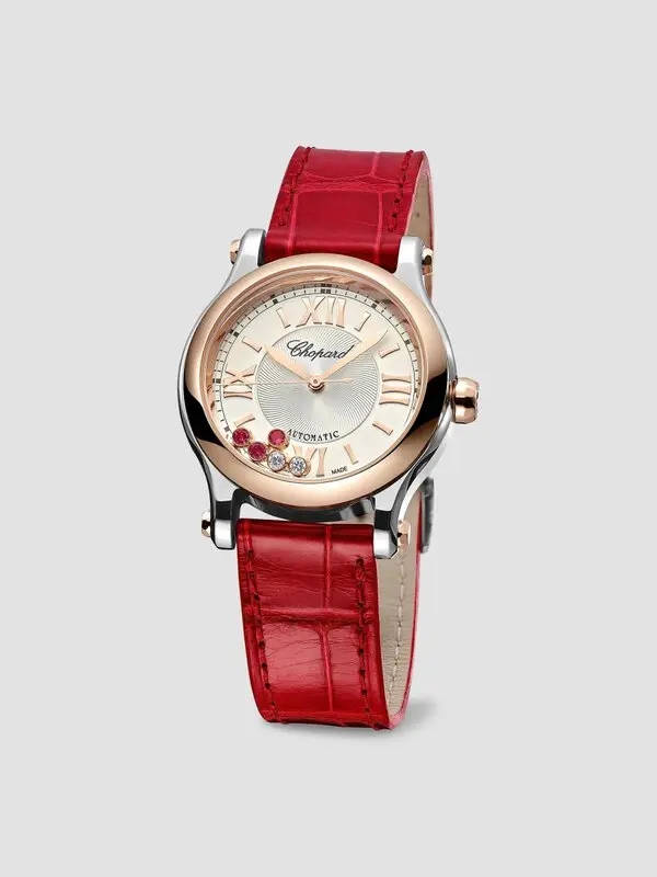 Chopard Happy Sport Alligator Strap Watch