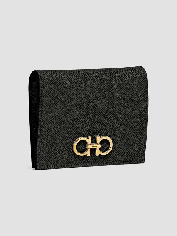 FERRAGAMO Gancini French Leather Wallet