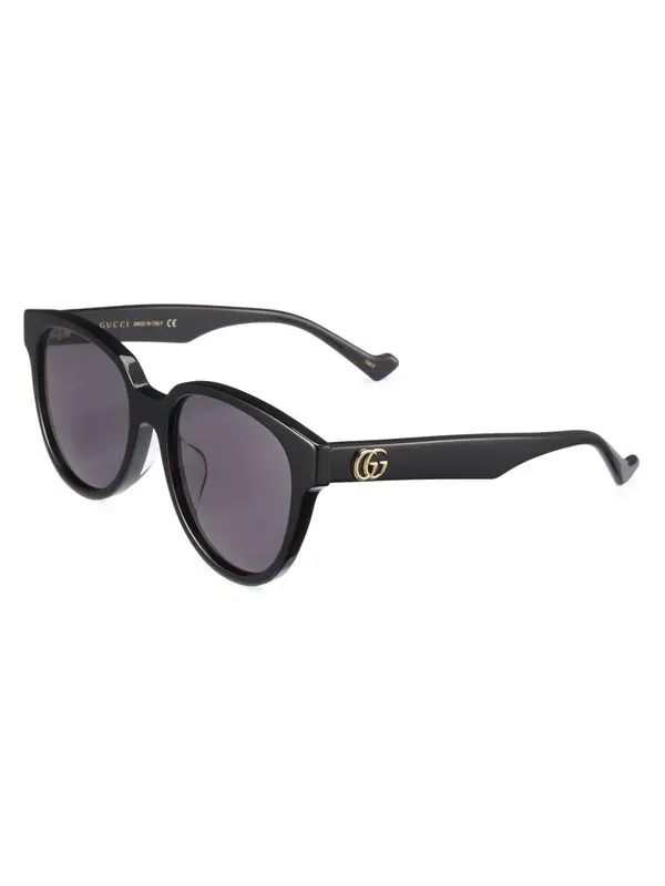 Gucci 53mm Round Oval Panthos Sunglasses