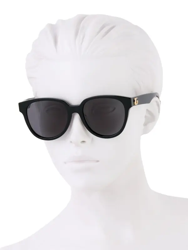Gucci 53mm Round Oval Panthos Sunglasses