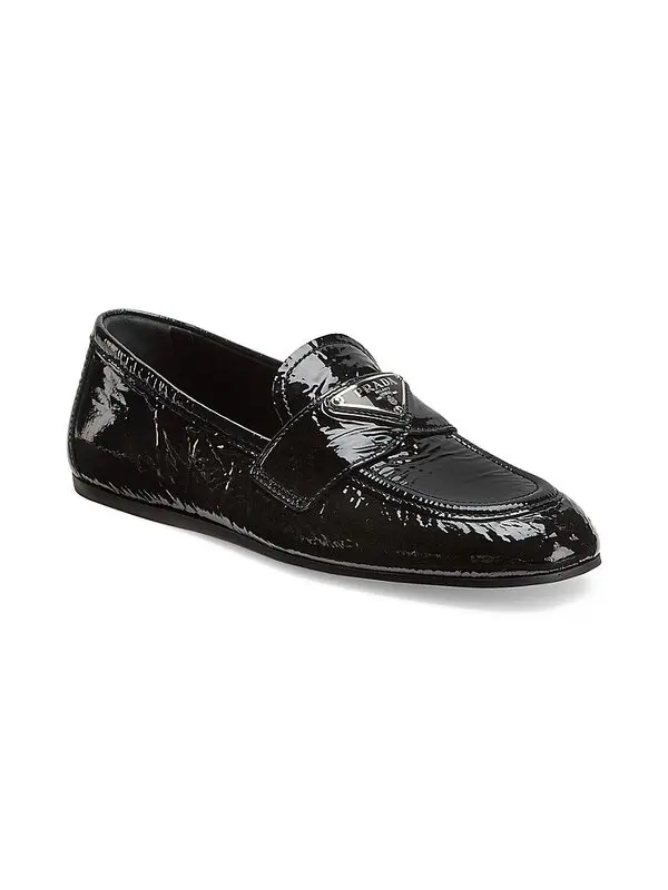 Prada Patent Leather Driving Loafers