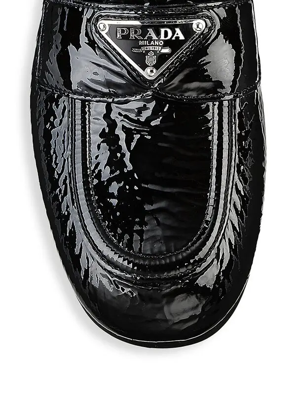 Prada Patent Leather Driving Loafers