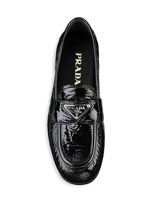 Prada Patent Leather Driving Loafers