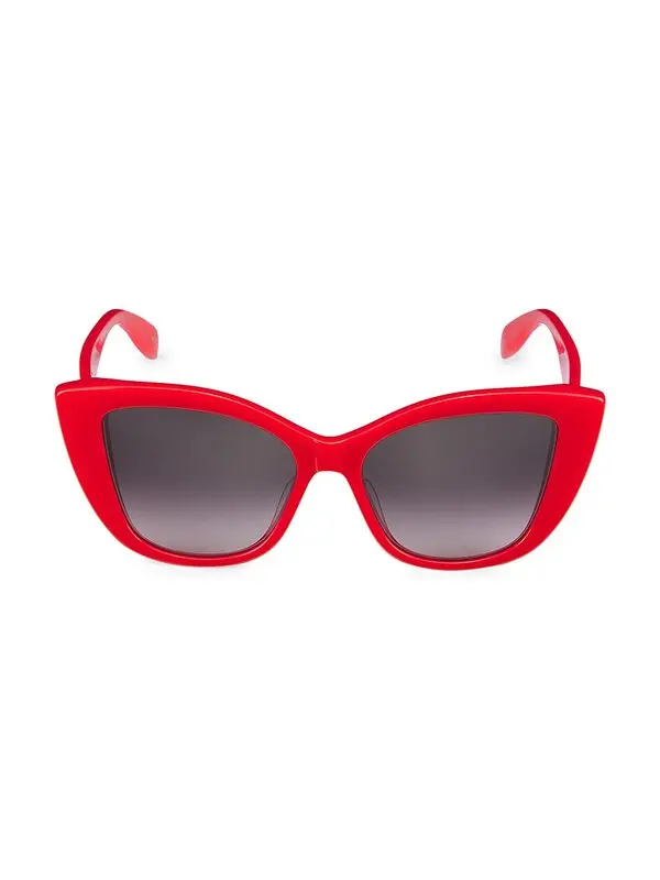 McQueen Signature 54MM Cat-Eye Sunglasses McQueen Alexander McQueen 54mm Cat Eye Sunglasses | Nordstrom main image 3