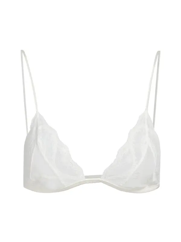Kiki De Montparnasse Soft Lace Bra - Ivory