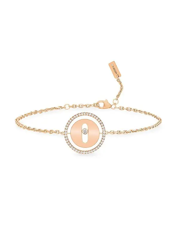 Messika Lucky Move Pm 18k & 0.20 Tcw Diamond Bracelet