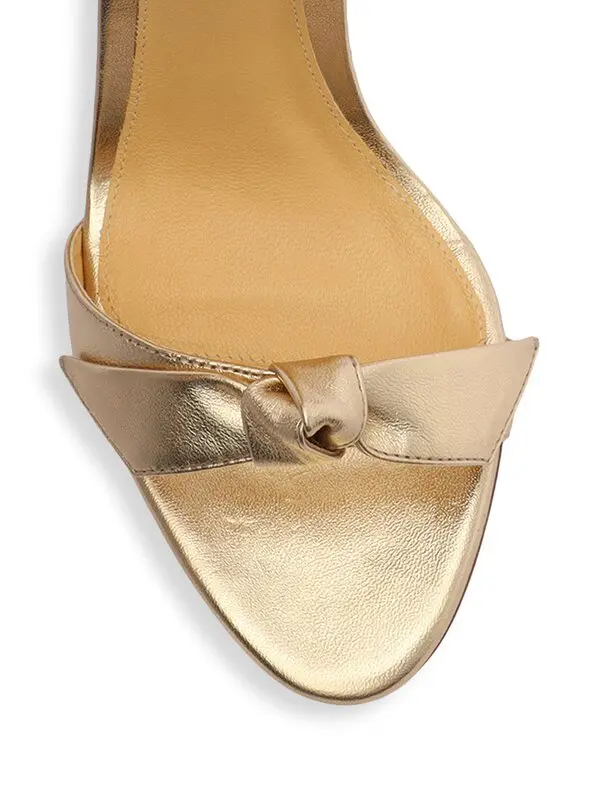 ALEXANDRE BIRMAN Clarita Metallic Leather Sandals