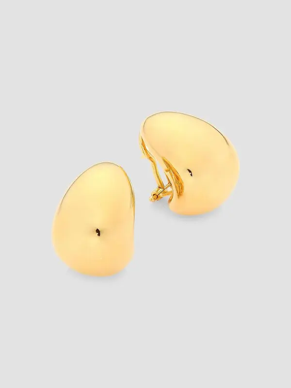 Roberto Coin 18k Yellow Domed Stud Earrings - Gold