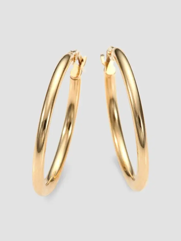 Roberto Coin 18k Yellow Hoop Earrings/25mm - Gold