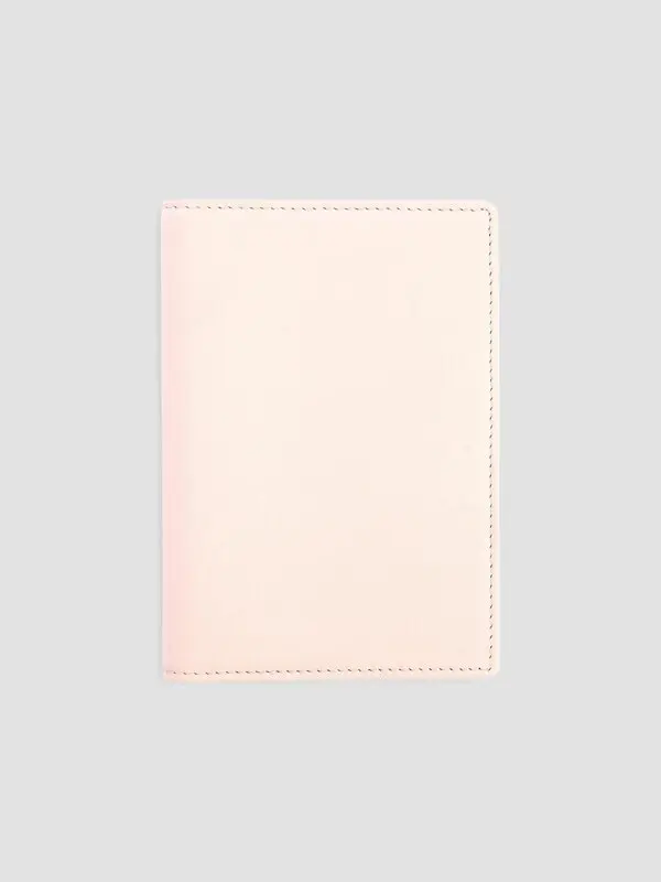 ROYCE NEW YORK Rfid-blocking Leather Passport Case - Blush Pink
