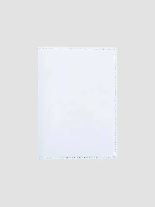 ROYCE NEW YORK Rfid-blocking Leather Passport Case - Silver