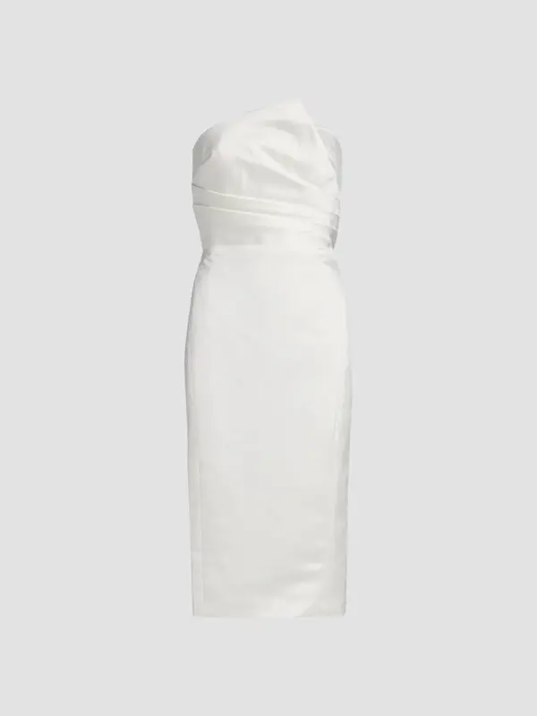 Amsale Strapless Slim Dress