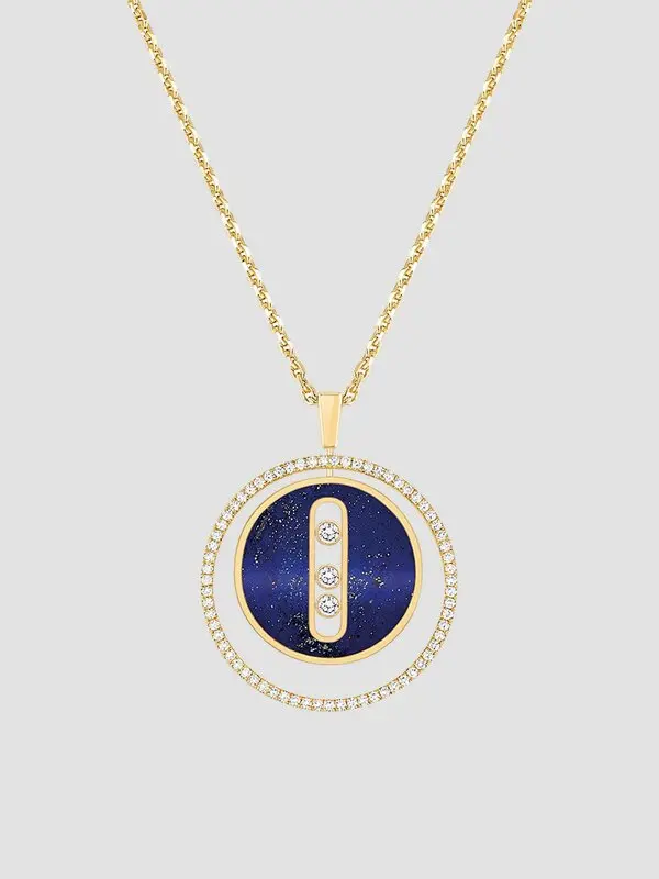 Messika Lucky Move 18k Yellow & Diamond Pendant Necklace