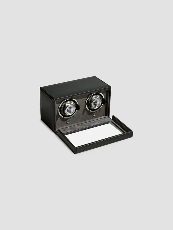 Wolf Cub Double Watch Winder With Cover