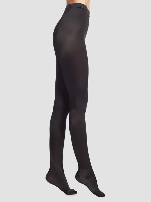 Wolford Satin De Luxe Tights - Black