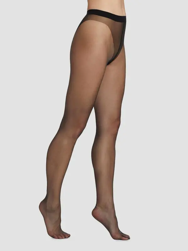 Wolford Luxe 9 Sheer Tights - Black