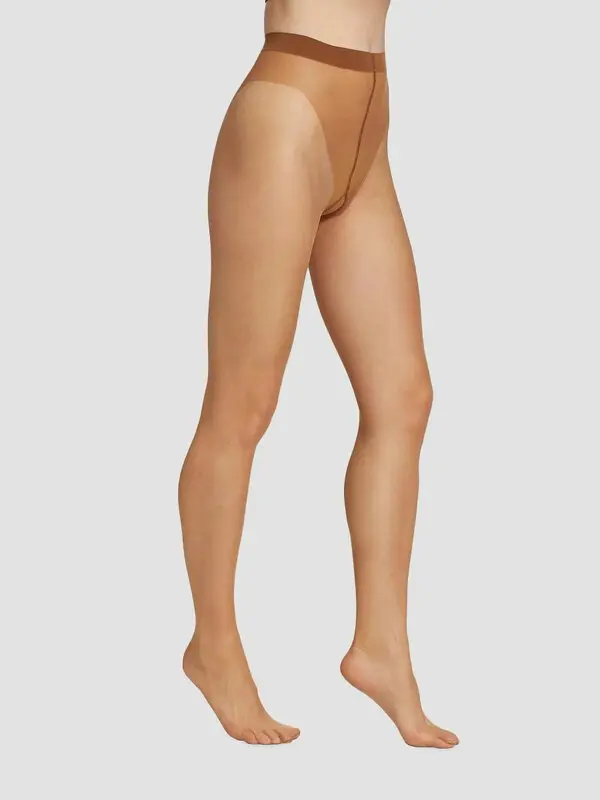 Wolford Luxe 9 Sheer Tights - Honey