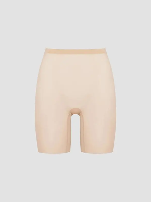 Wolford Tulle Control Shorts - Clay