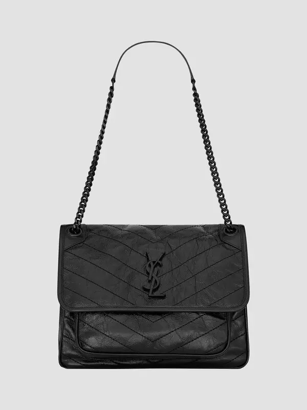 Saint Laurent Niki Shoulder Bag - Black