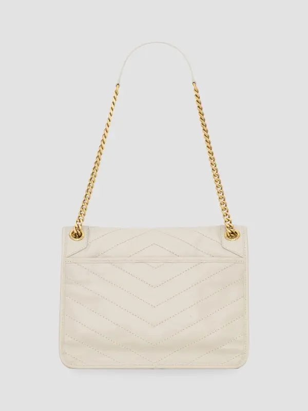 Saint Laurent Niki Shoulder Bag - White