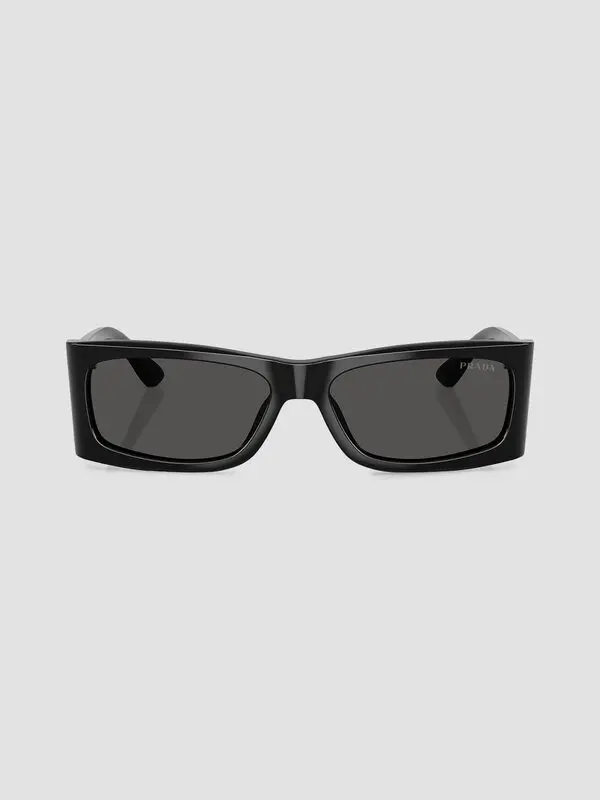 Prada 56mm Rectangular Sunglasses
