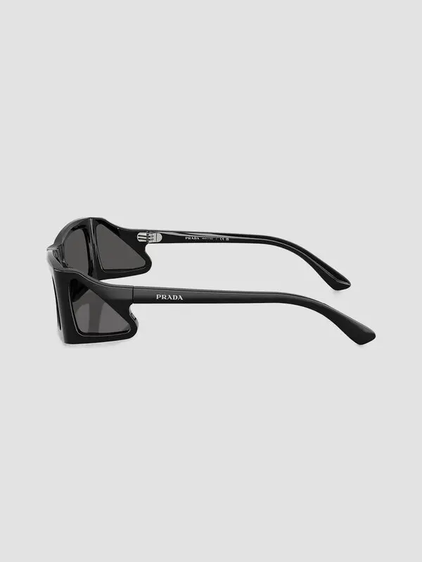 Prada 56mm Rectangular Sunglasses