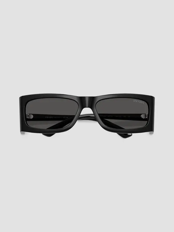 Prada 56mm Rectangular Sunglasses