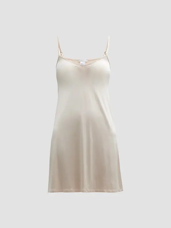 Hanro Satin Deluxe Slip - Natural