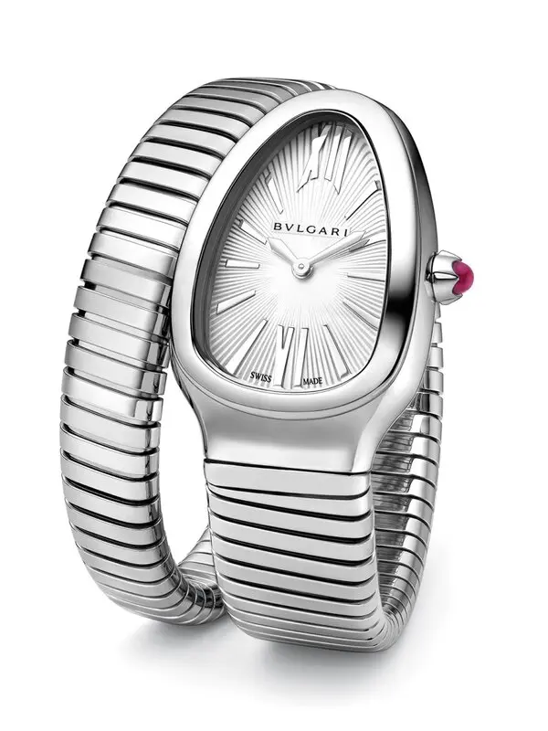 BVLGARI Serpenti Tubogas Stainless Steel Single Twist Watch - Silver