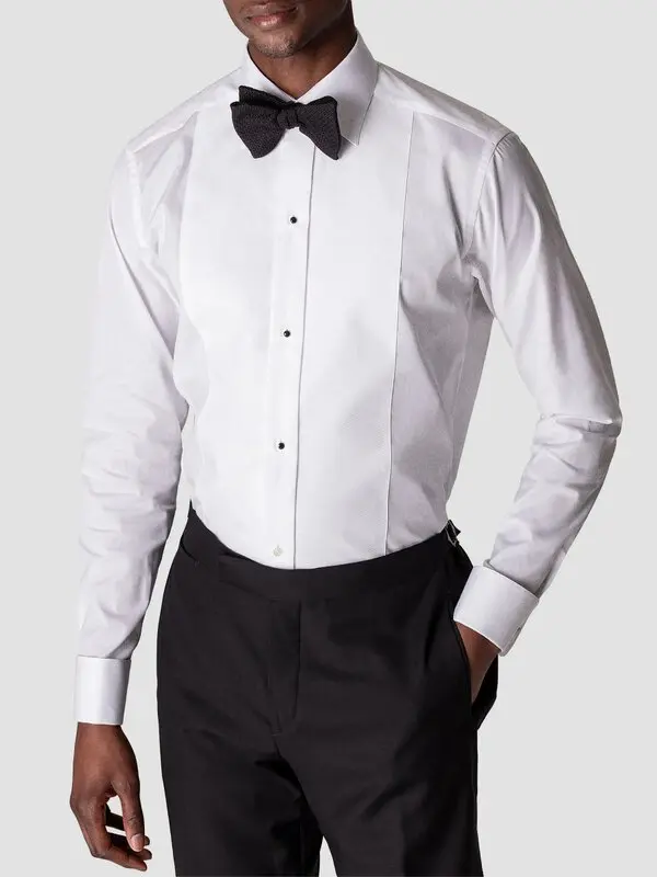 Eton Contemporary-fit Piqué Bib Dress Shirt
