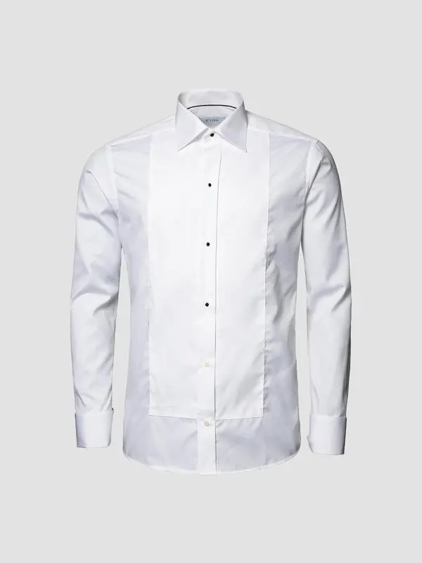 Eton Contemporary-fit Piqué Bib Dress Shirt