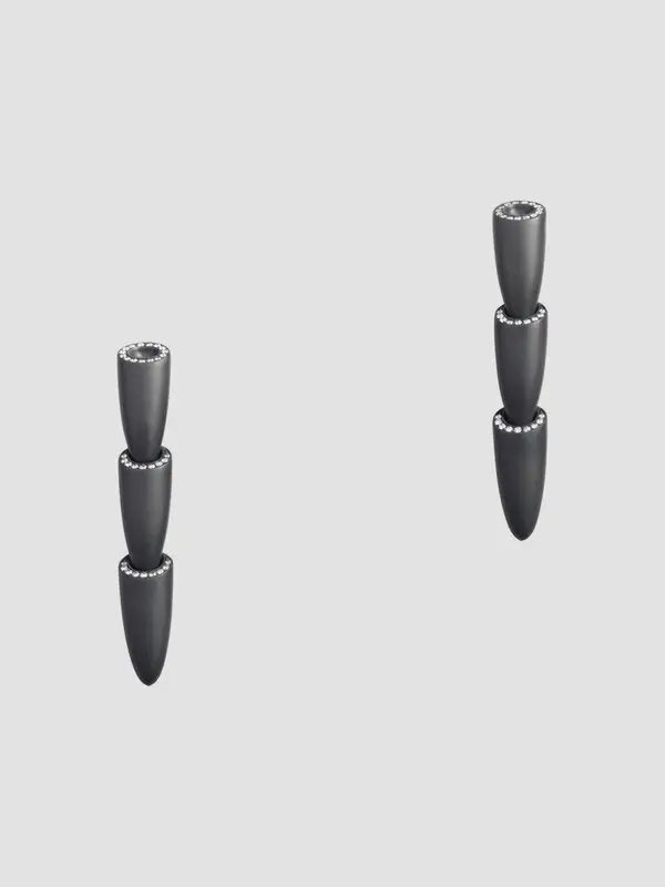 Vhernier Calla & Diamond Clip-on Drop Earrings