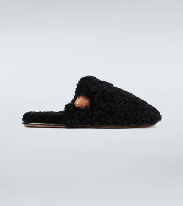 Loewe Shearling Slippers
