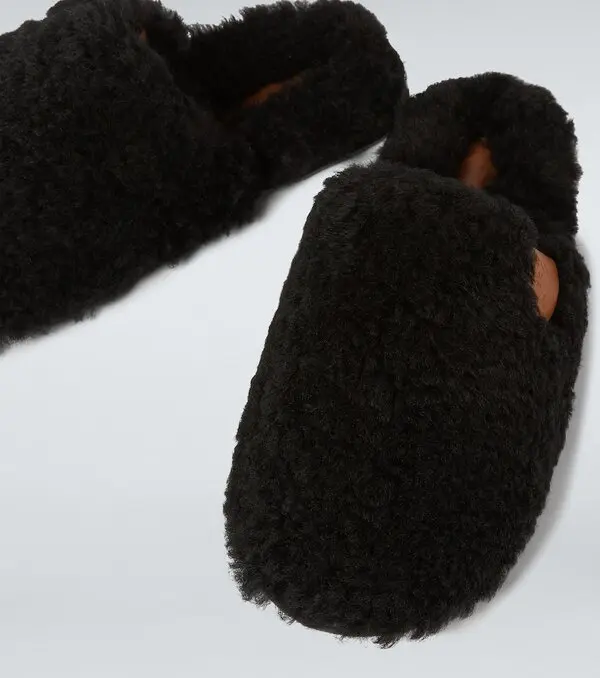 Loewe Shearling Slippers