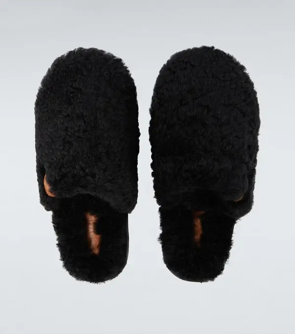 Loewe Shearling Slippers
