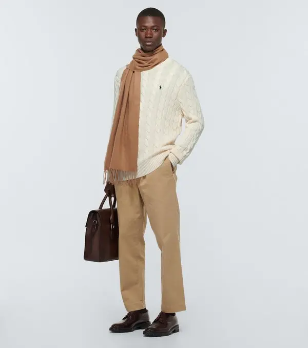 Polo Ralph Lauren Cotton Cable-knit Sweater - Neutrals