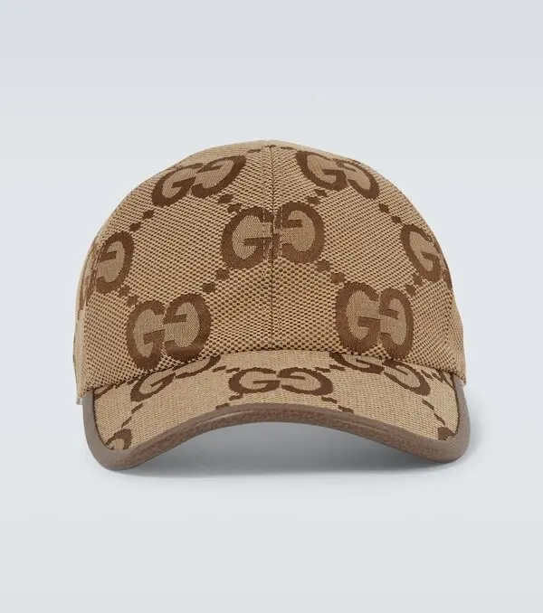 Gucci GGパターン キャップ ベージュ Gucci Men's GG Jacquard Web Baseball Cap in Beige Gucci