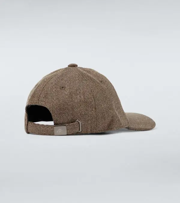 新品　OUR LEGACY Ballcap tweed baseball cap Our Legacy Ballcap Tweed Baseball Cap In Brown - 40% Off