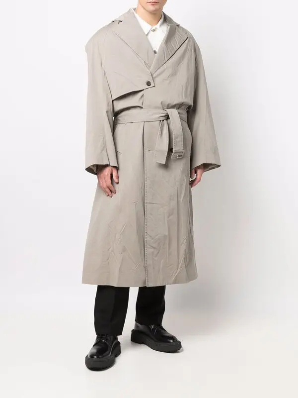 Balenciaga Belted Oversize Trench Coat