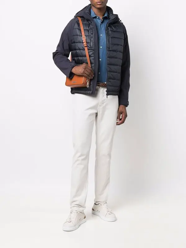 DEPERLU Denim Button-down Shirt