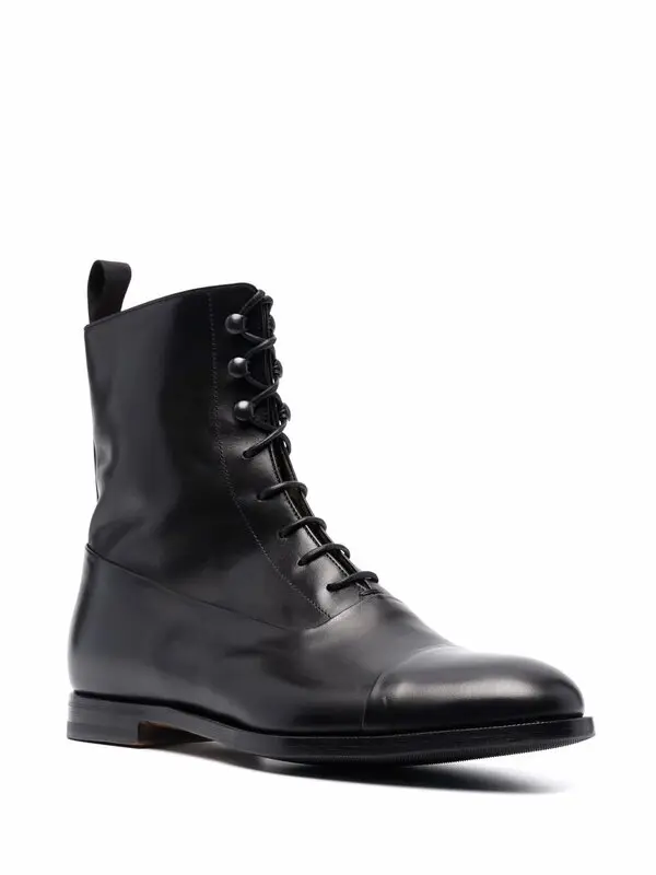 SCAROSSO Archie Lace-up Boots - Black